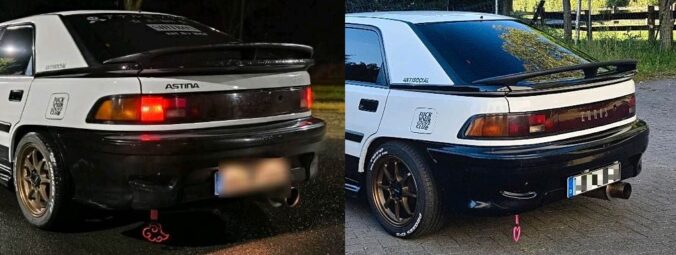 The Mazda 323F that wants to be a Fujiwara Tofu-ten Eunos Astina - AE86 Wall of Shame - Banpei.net